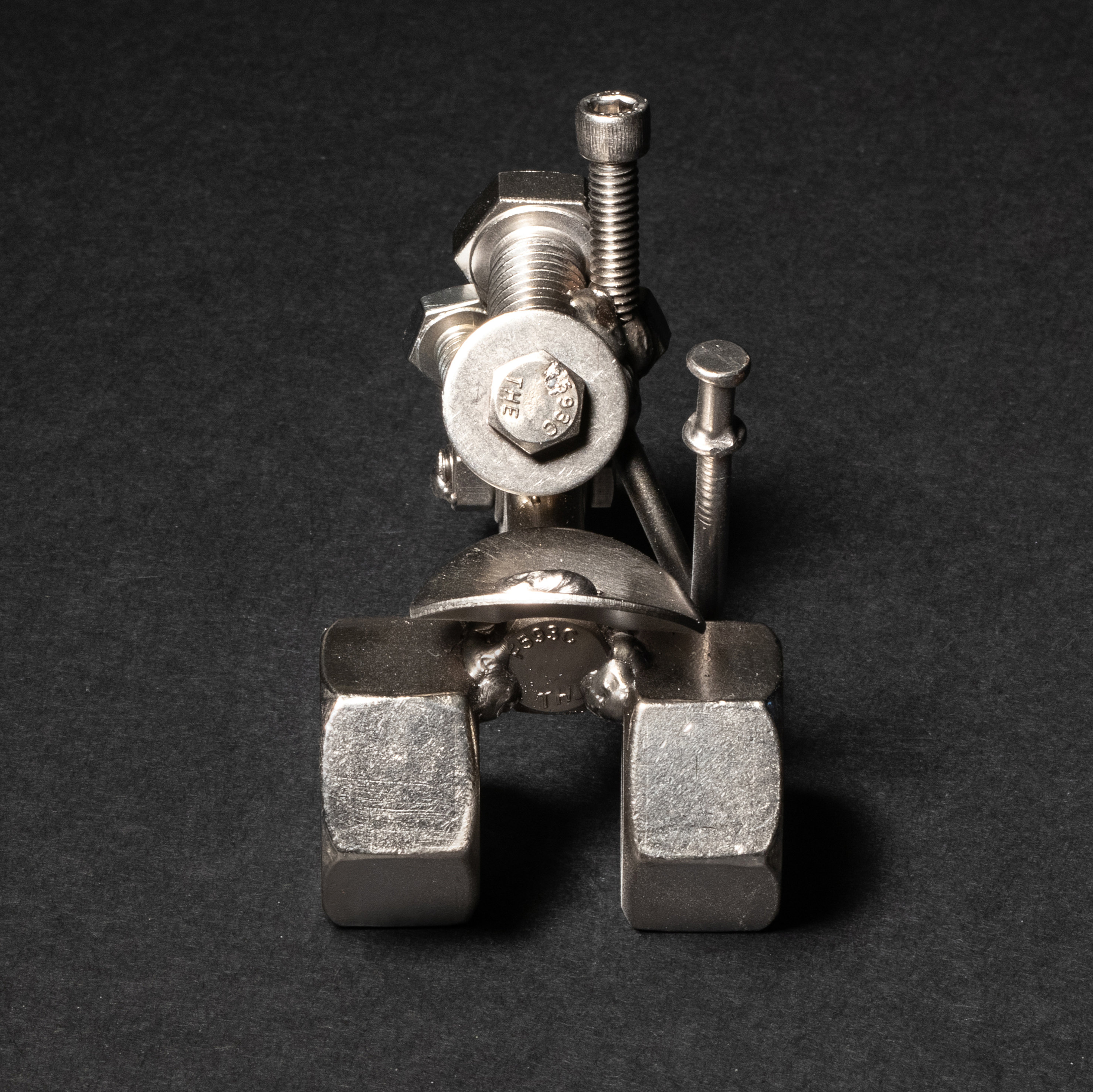 Handmade Scrap Metal Tractor Figurine: Nuts & Bolts Sculpture - Etsy