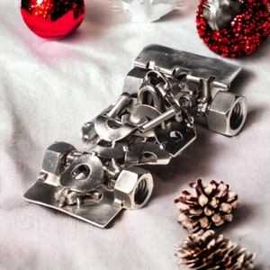 Scrap Metal Formula One, Steel Indy Car Figurine, Nuts and Bolts Race ...