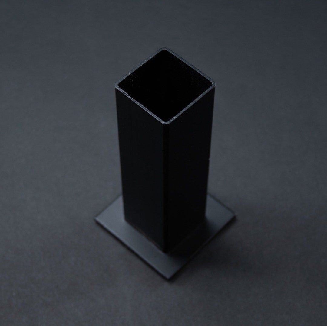 Black Metal Vase, Welded Black Bud Vase, Steampunk Vase, Immortal Rose ...