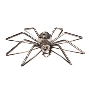 Scrap Metal Spider Figurine: Handmade Steel Arachnid Sculpture - Etsy