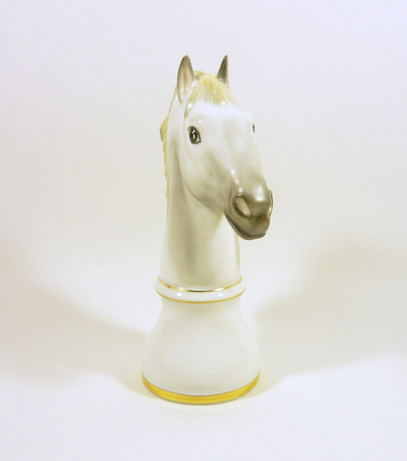 Herend Horse Knight light Chess FIGURINE 6.7 - Etsy