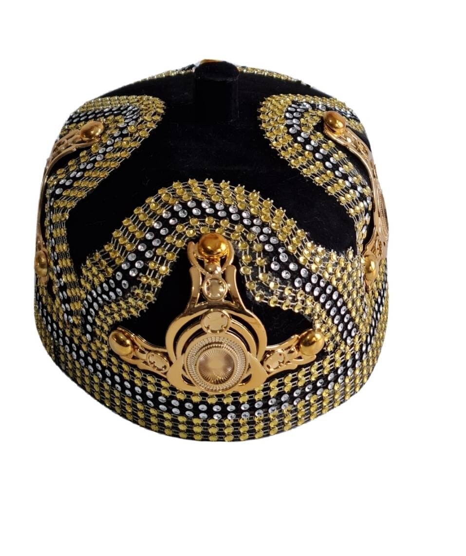 New Elegant African Wedding Latest Traditional Cap for Chief Cap Size ...