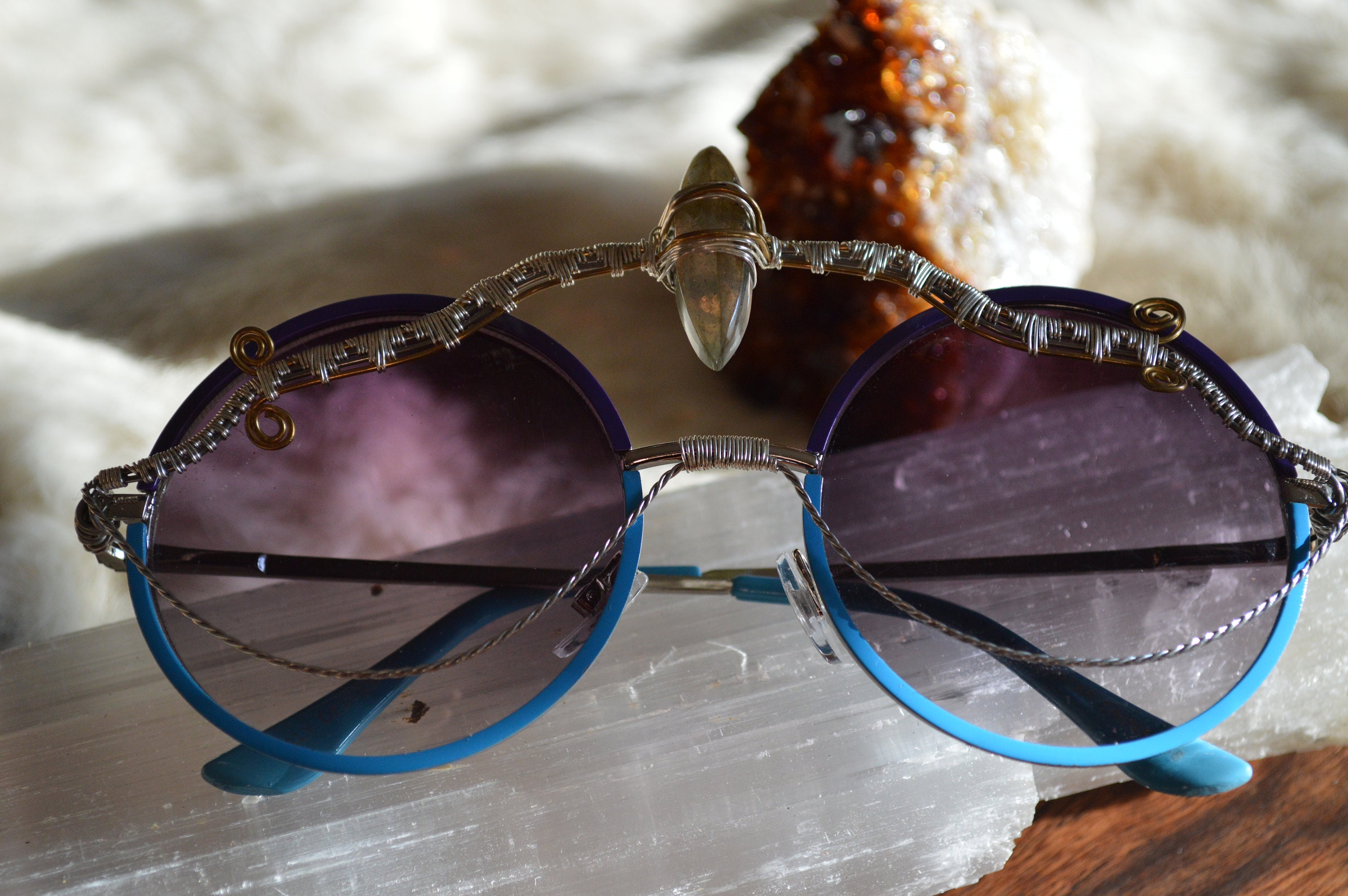 Labradorite Mermaid Goddess Glasses - Etsy UK
