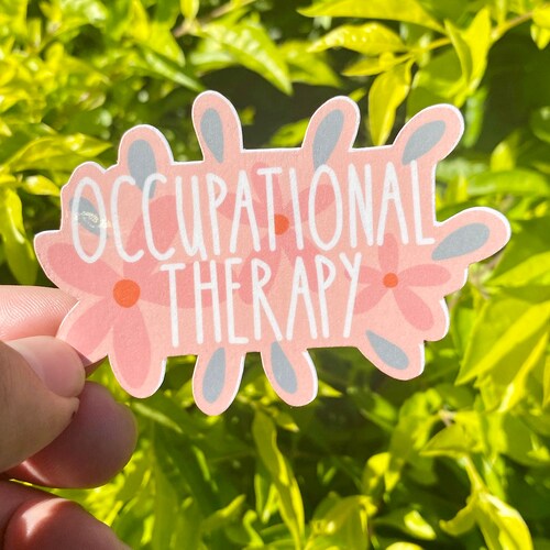 Occupational Therapy Sticker Occupational Therapist Floral | Etsy