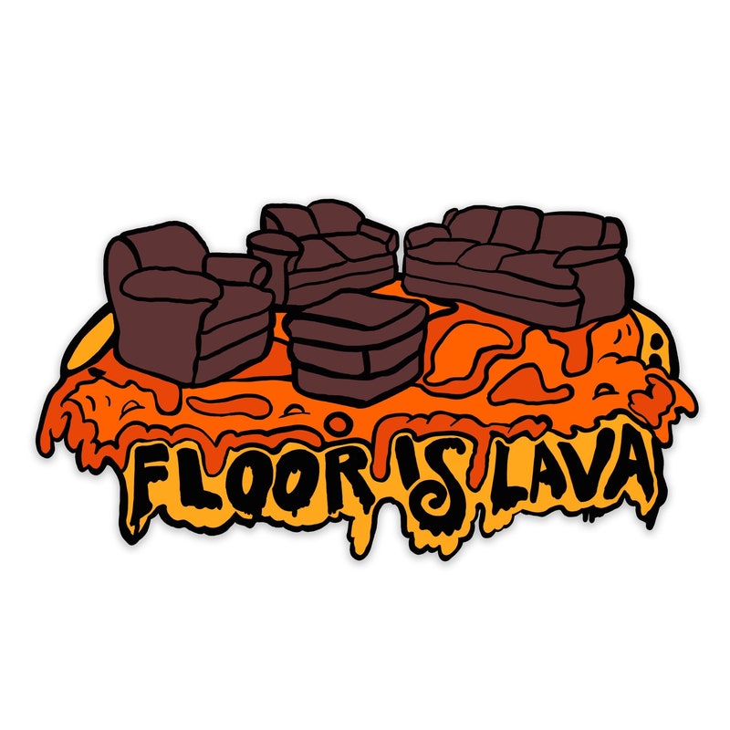The Floor is Lava - Etsy