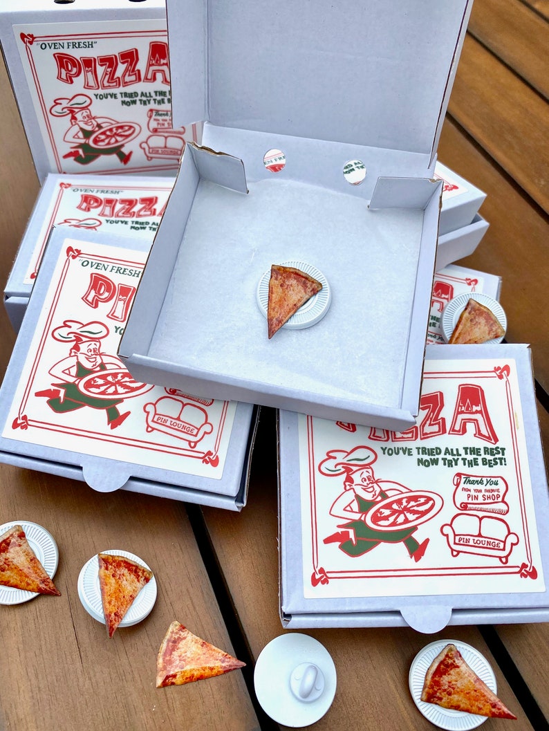 Real Slice of Pizza Pin Pizza Pin New York Pizza Food - Etsy