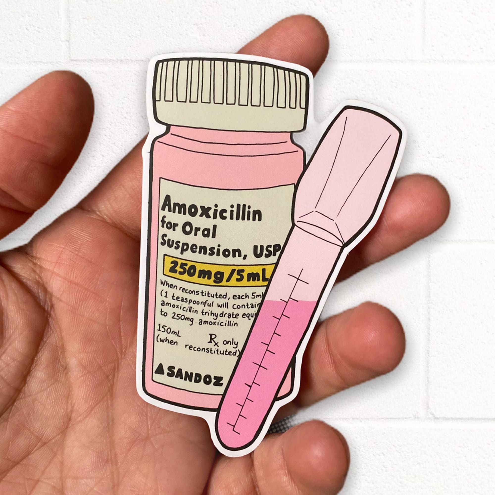 Pink Bubble Gum Medicine Sticker Pink Medicine Decal Pin | Etsy