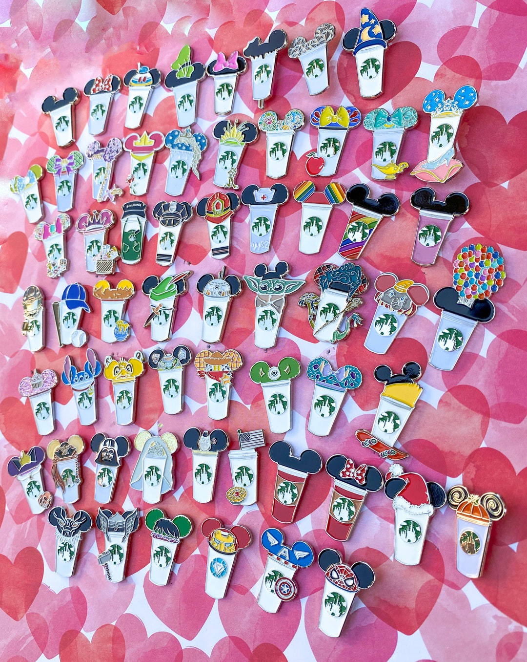 Castle Coffee Cup Pins (various Styles) - Etsy