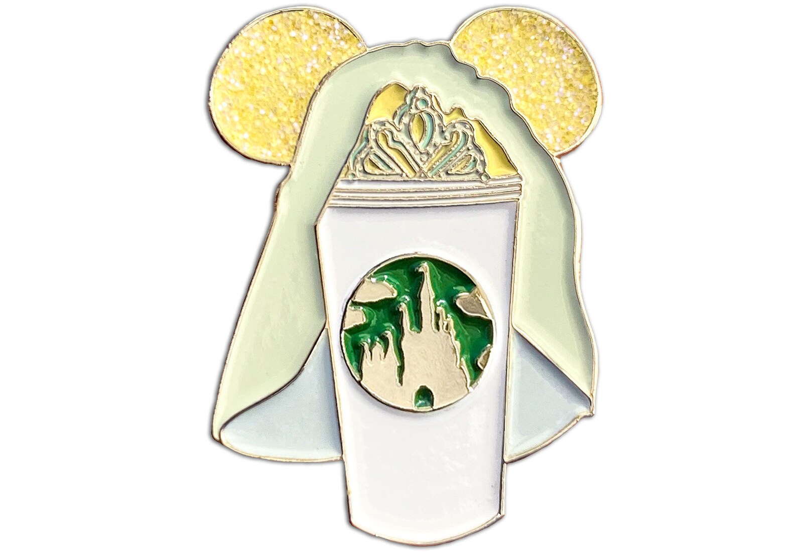 Bride and Groom Castle Coffee Cup Pins | Disney Wedding Pins | Disney ...
