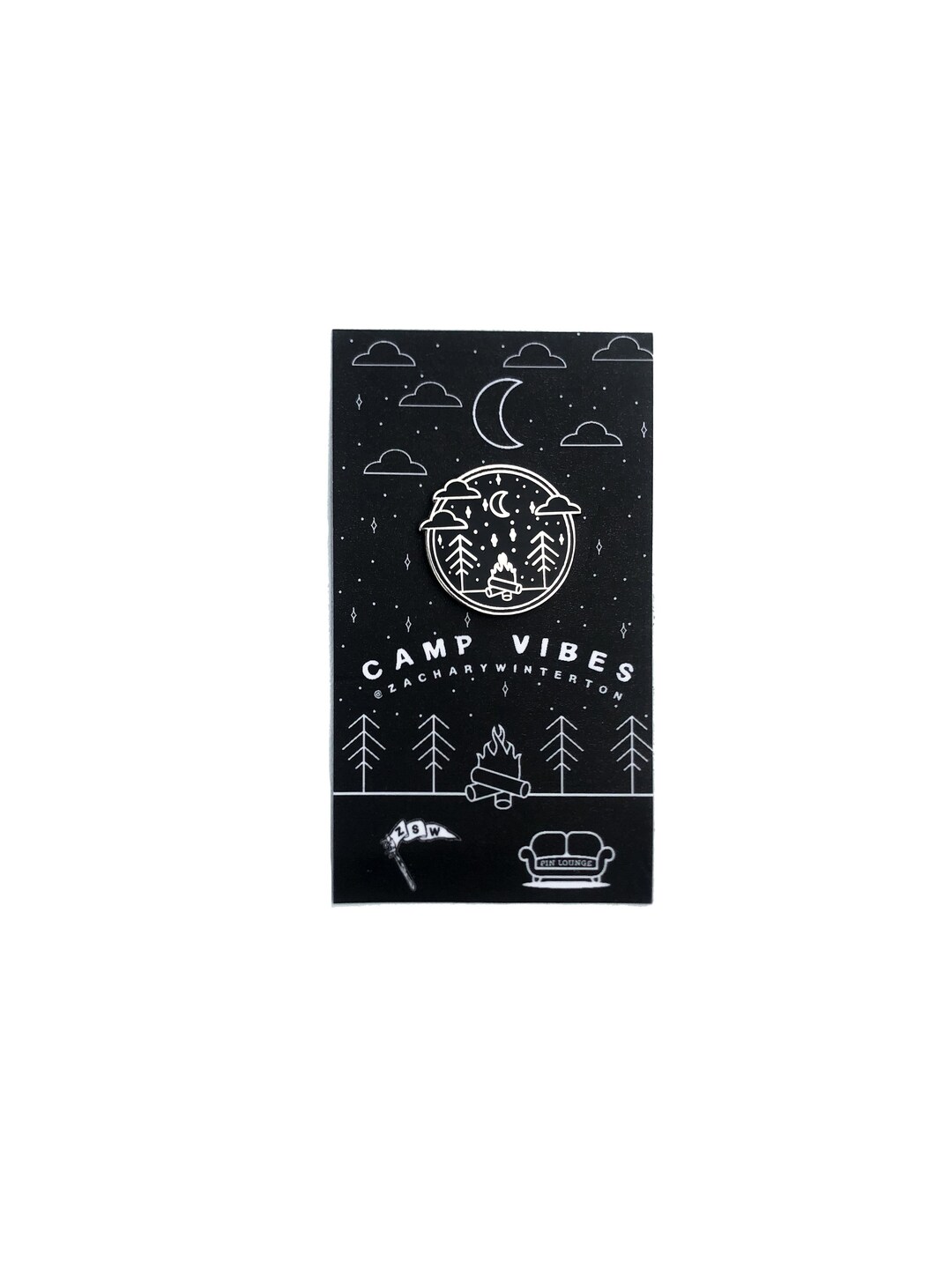 Camp Vibes Enamel Pin, Camping Pins, Camp Pins, Camp Enamel Pins ...