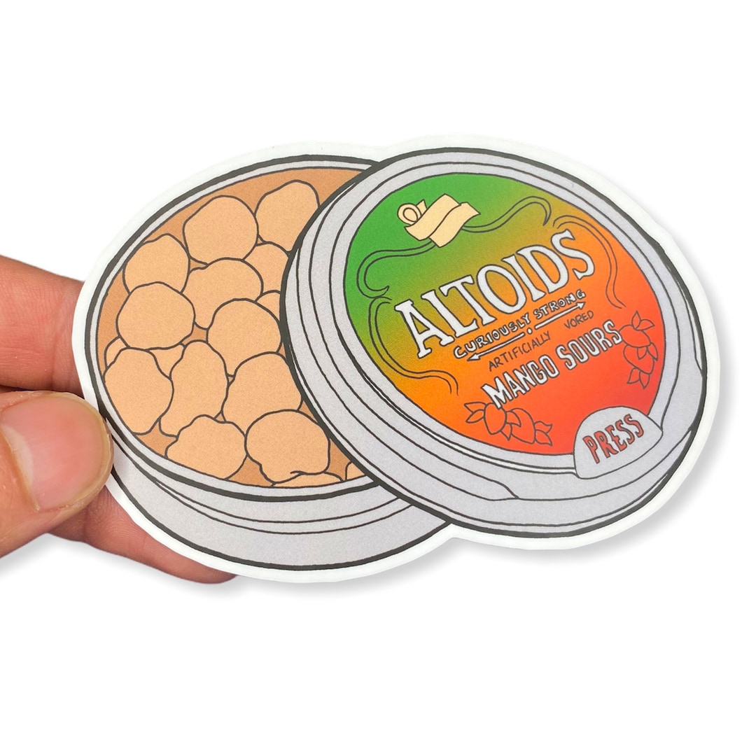 Mango Sours Candy Sticker | Nostalgia Stickers | 90's Pins | Candy Dye ...