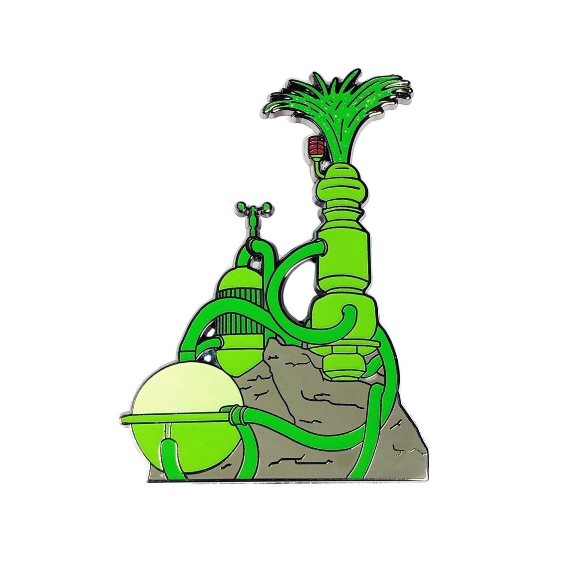 Nickelodeon Slime Geyser glow in the Dark Pin Nick Studios | Etsy