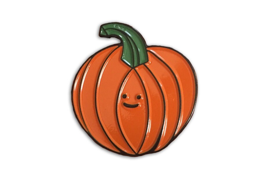 Cute Pumpkin Pin - Etsy