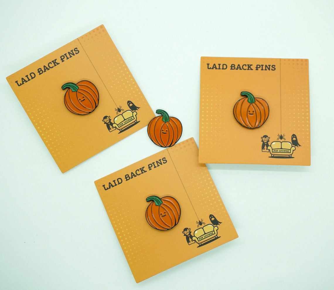 Cute Pumpkin Pin - Etsy