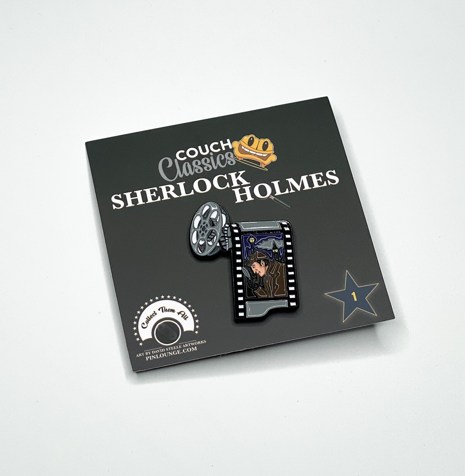 Sherlock Holmes Enamel Pin | Detective Pins | Sherlock Pin | Couch ...