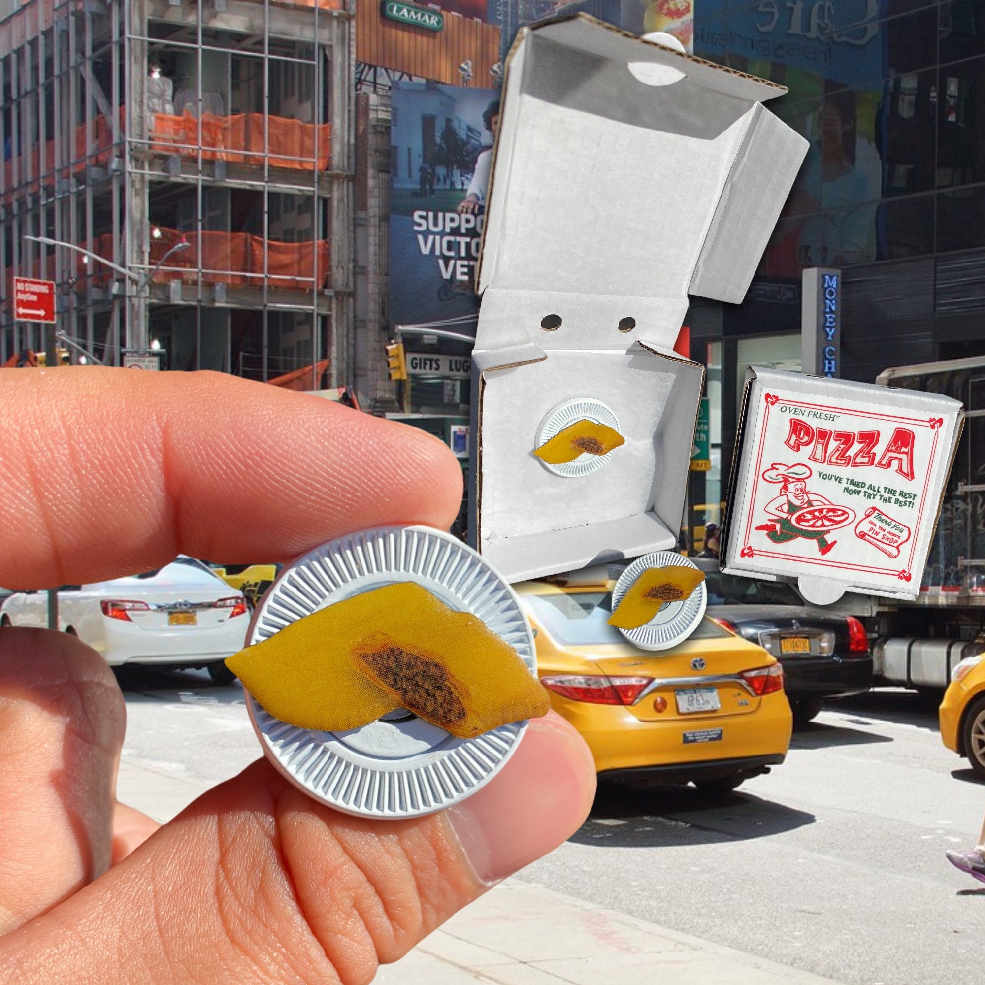 Beef Patty Pin | Pizza Pin | Jamaican Beef Patty | New York Pizza ...