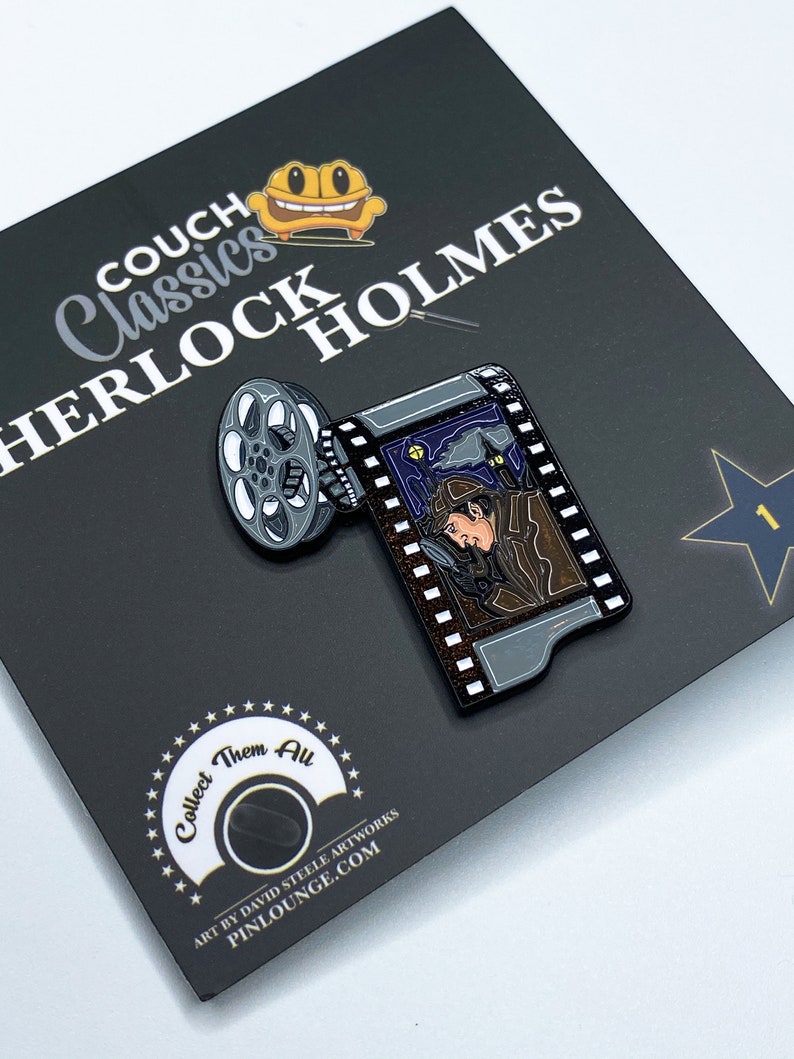 Sherlock Holmes Enamel Pin Detective Pins Sherlock Pin | Etsy