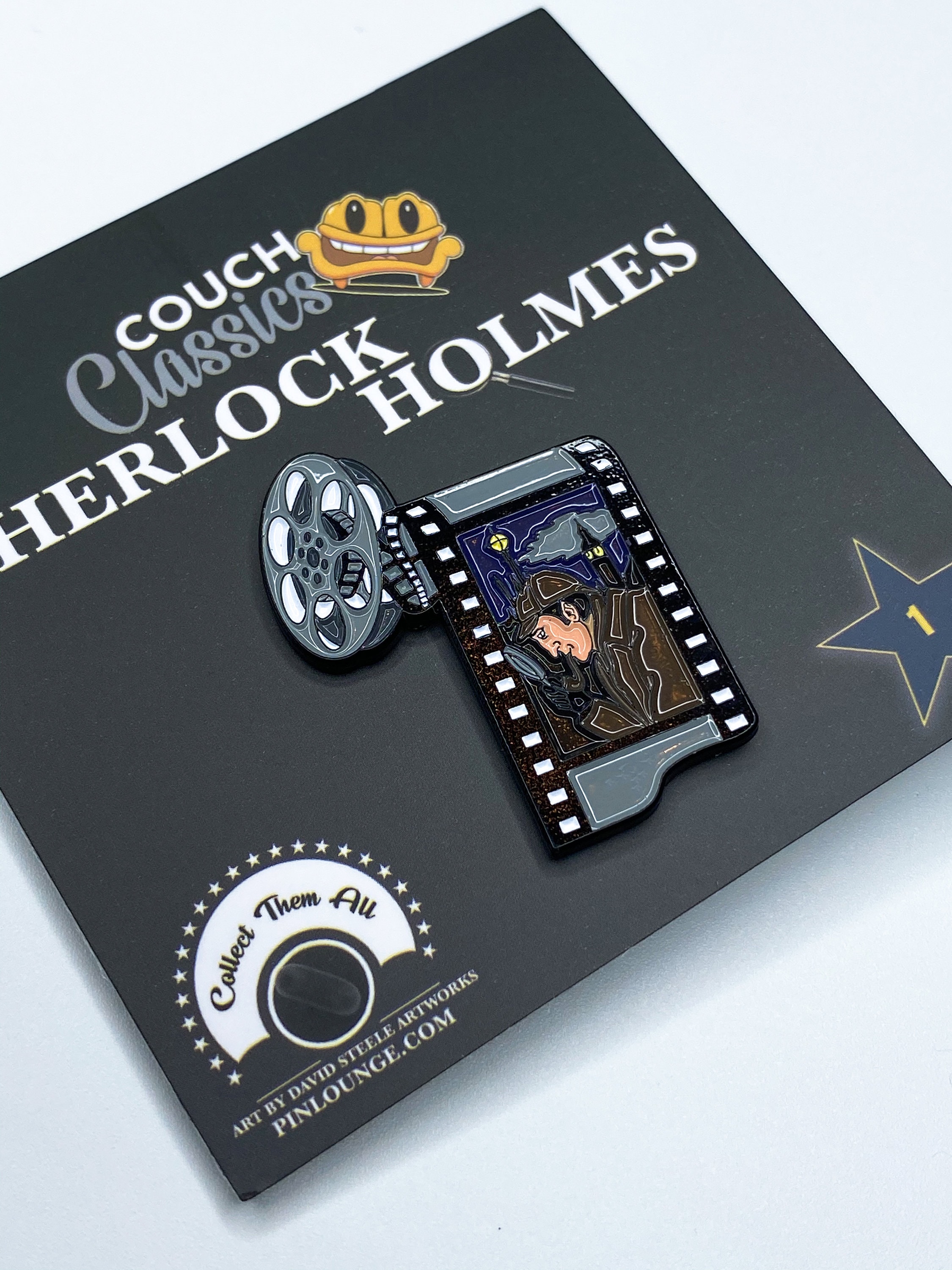 Sherlock Holmes Enamel Pin Detective pins sherlock pin | Etsy