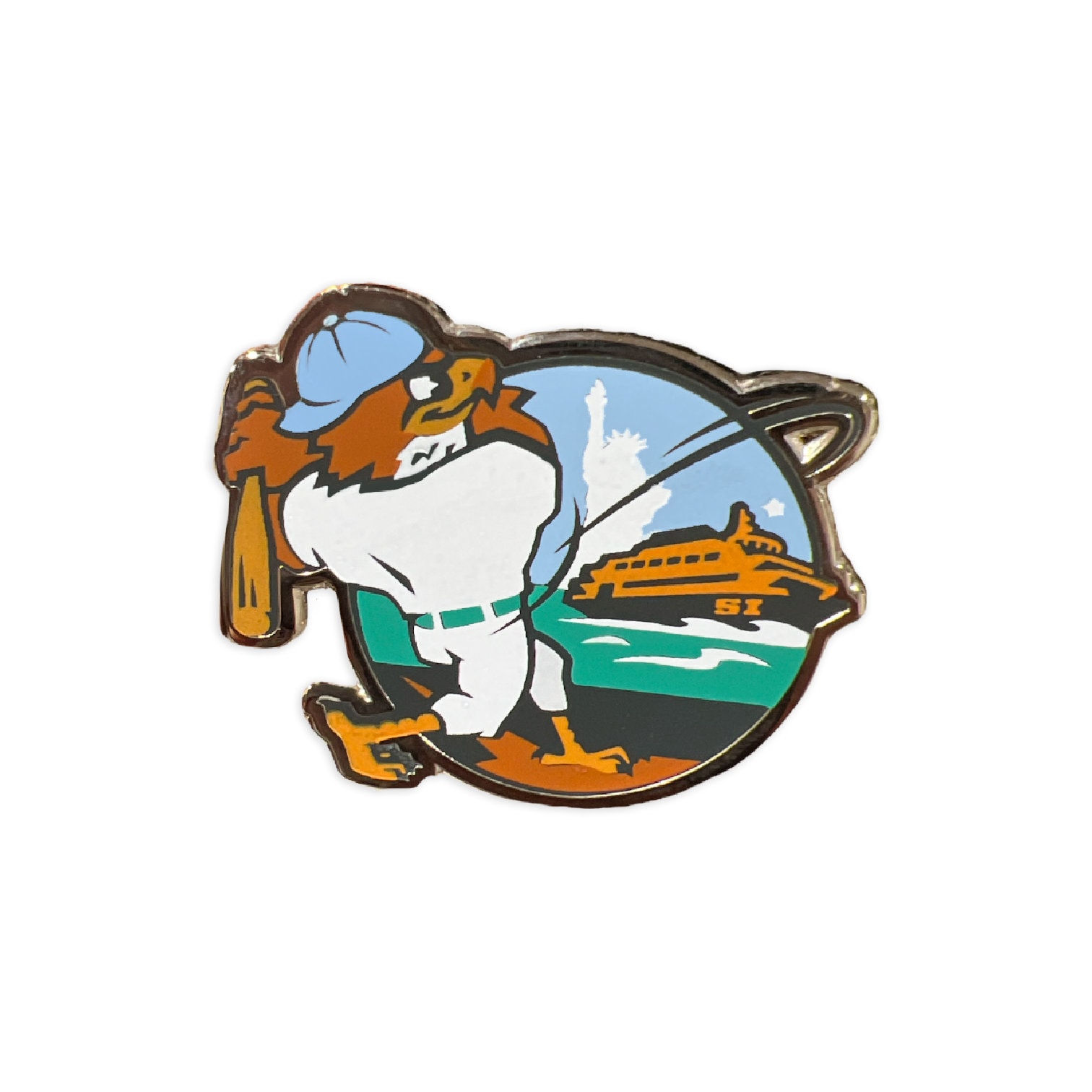 Staten Island Ferry Hawks Enamel Pins Baseball Pins Ferry - Etsy
