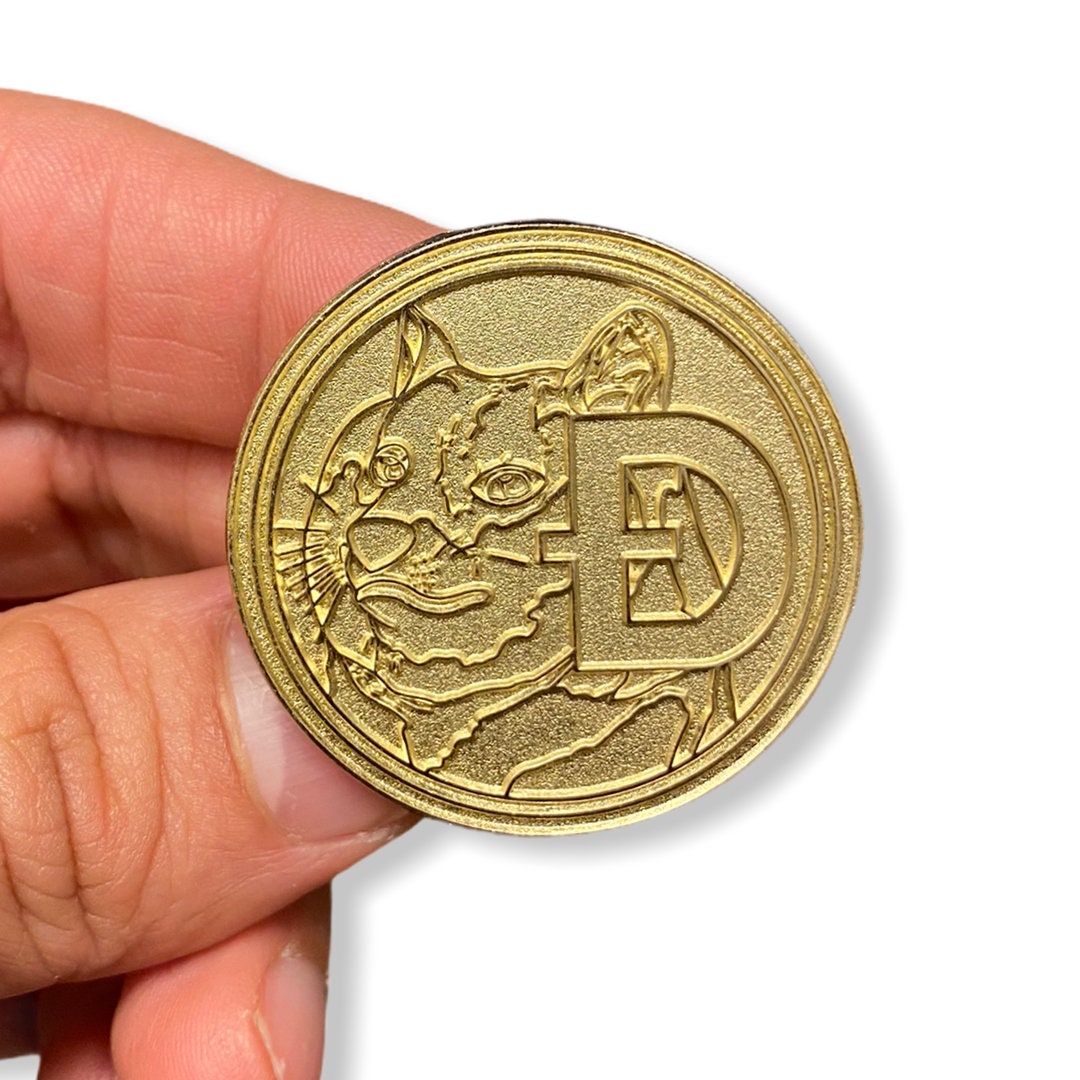 DOGE Coin Enamel Pin | Dogecoin | Crypto Pin | Bit Coin | Bitcoin | ETH ...