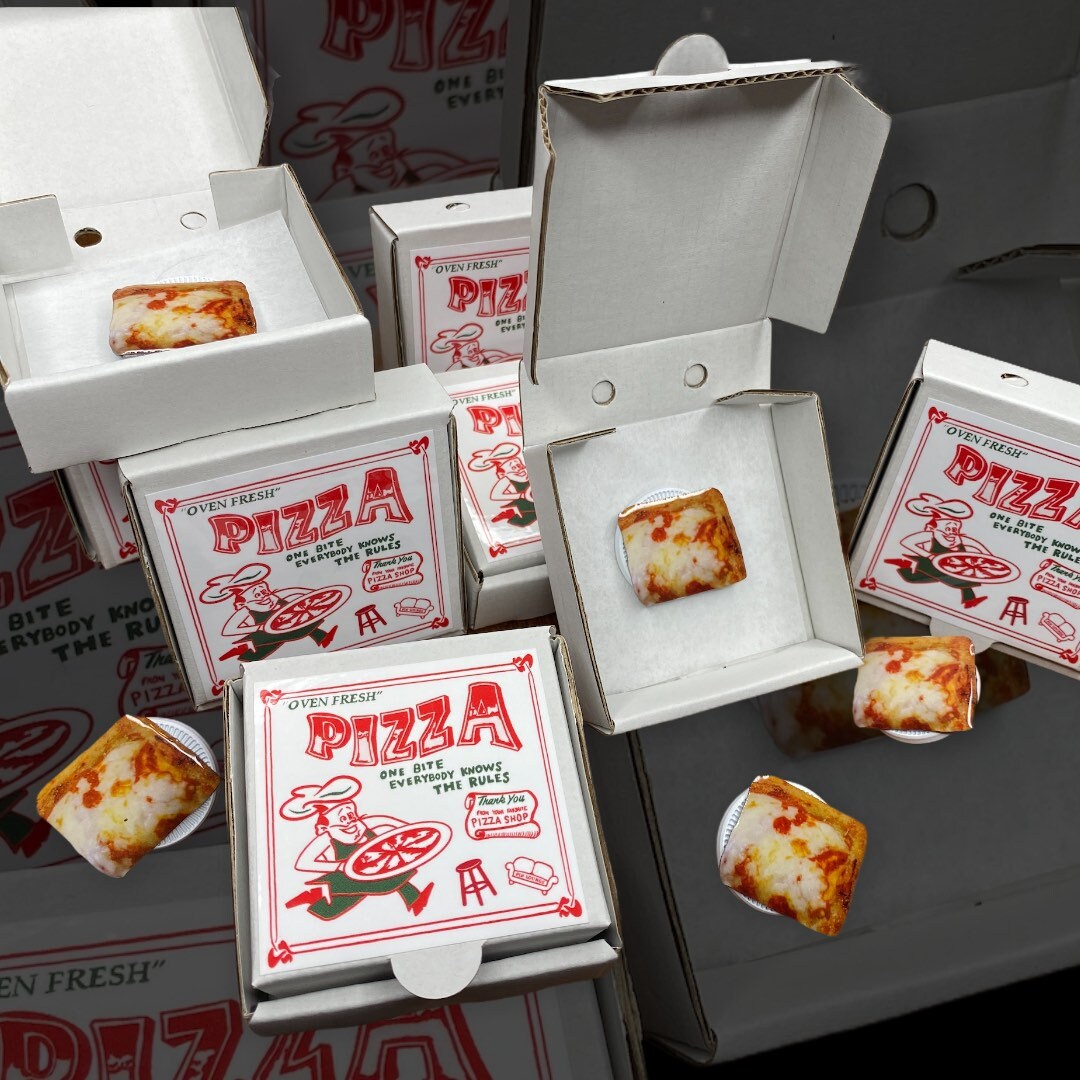 Real Sicilian Slice of Pizza Pin Pizza Pin New York Pizza - Etsy