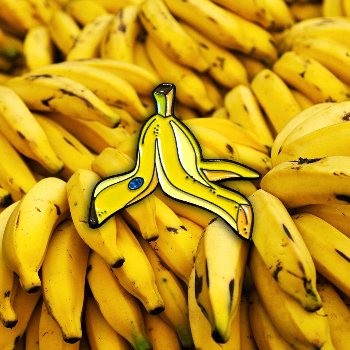 Banana Peel Pin - Etsy