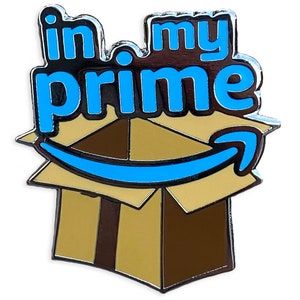 In My Prime Pin | Amazon Pins | Shopping Pin | Amazon Enamel Pin ...
