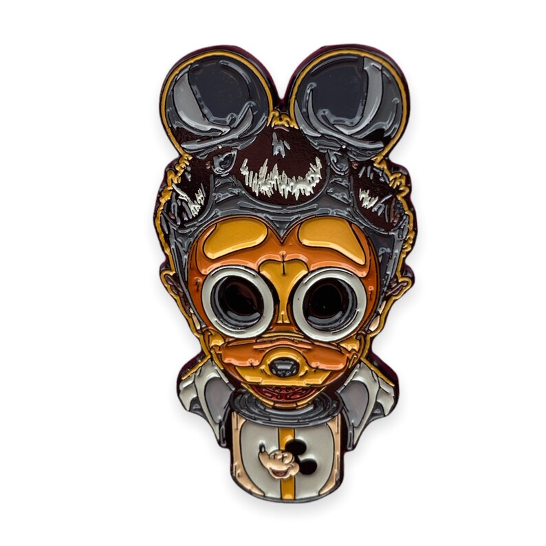 Mouse Gas Mask Enamel Pin Horror Pins Scary Movie Pins - Etsy