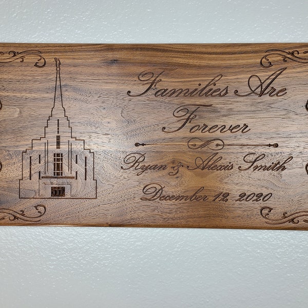 Temple Wood Sign - Etsy