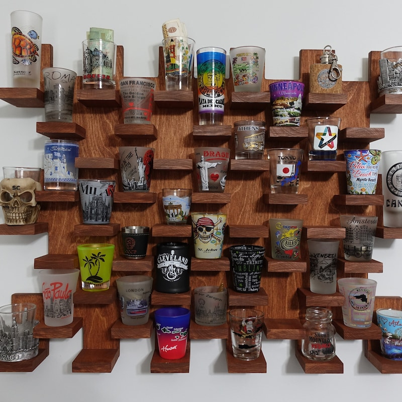 Shot Glass Display - Etsy