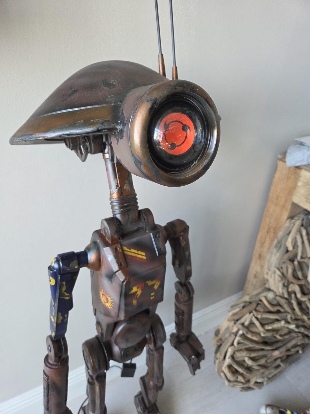 PIT DROID Solid Resin Over 18lbs NOT 3d Print With Electronic Eye ...