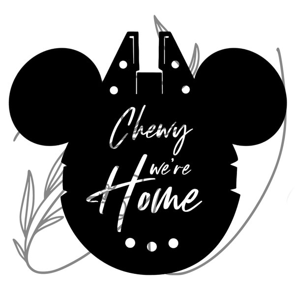 Chewy Were Home Svg - Etsy