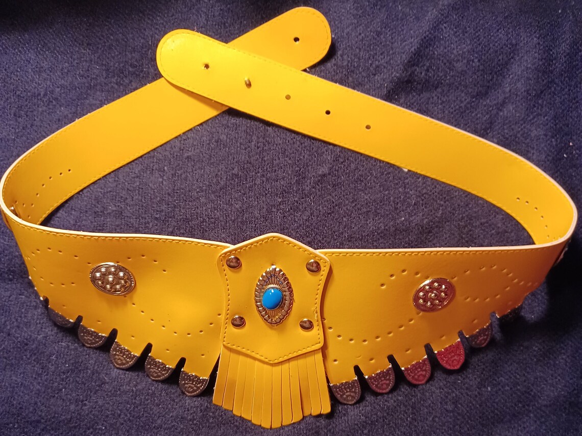 Fancy Wide Vintage Belts, Outrageous 1950s-1980s: Conchos, Leather ...