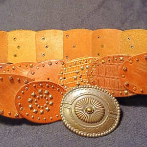 Fancy Wide Vintage Belts, Outrageous 1950s-1980s: Conchos, Leather ...