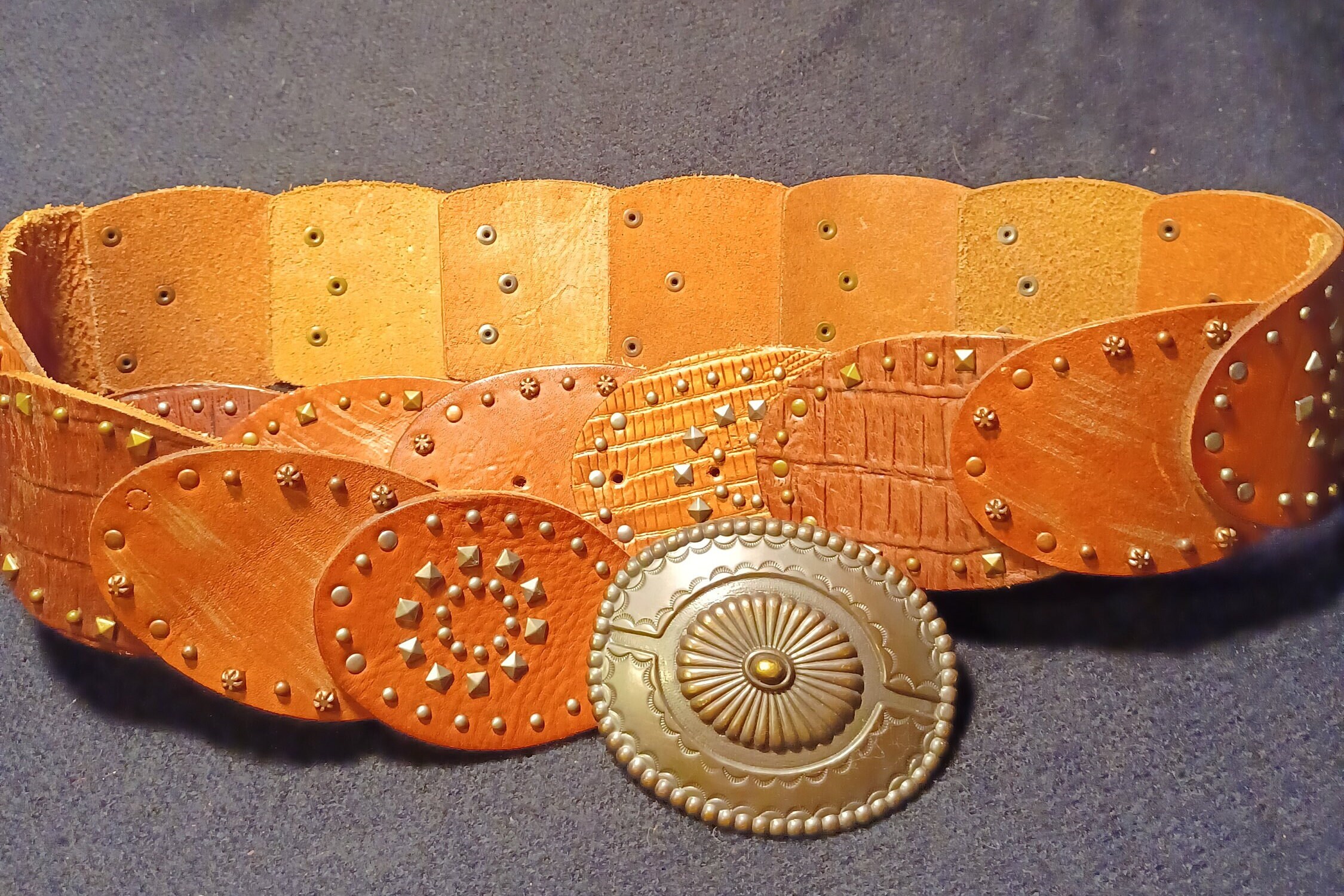 Fancy Wide Vintage Belts, Outrageous 1950s-1980s: Conchos, Leather ...