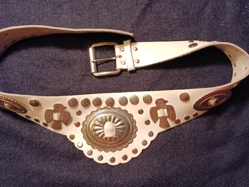 Fancy Wide Vintage Belts, Outrageous 1950s-1980s: Conchos, Leather ...