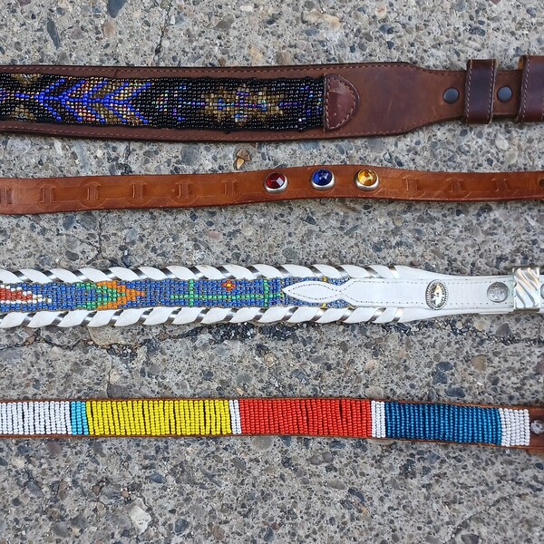 Indian Beaded Belt - Etsy
