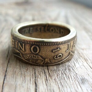 Jamaica Coin Ring - Brass Coin Ring - Jamaica - Jamaican Coin Ring ...