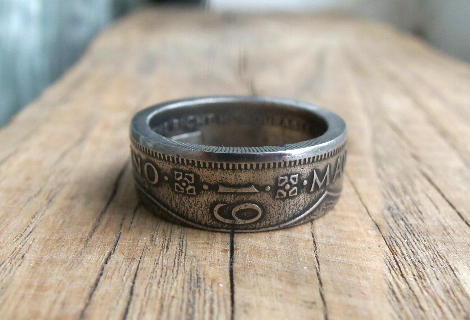 Mauritius One Rupee Coin Ring Mauritius Coin Ring - Etsy