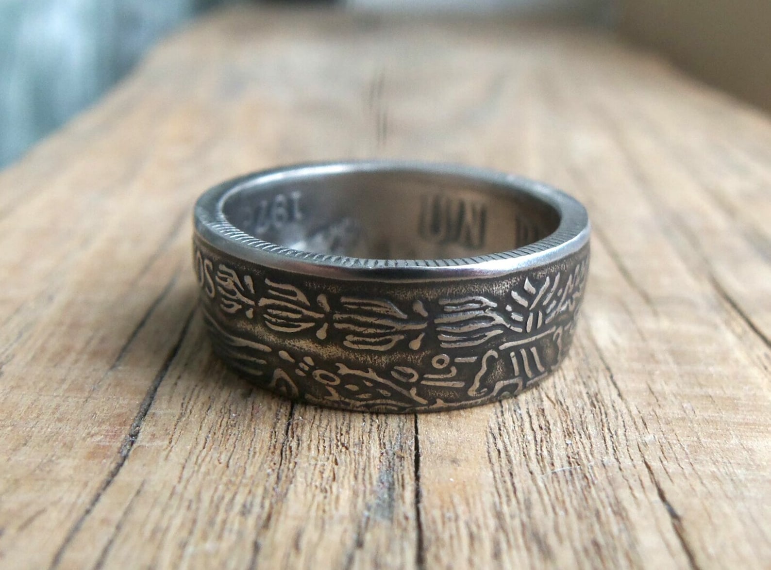 Mexican Coin Ring Mexico Un Peso Coin Ring Ring Hand Made | Etsy