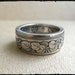 Japanese Silver Coin Ring Silver 50 Sen Coin Japan 50 Sen Silver Coin ...