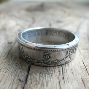 Silver Coin Ring Romania - Romania - Ring Made of Romanian Coins ...