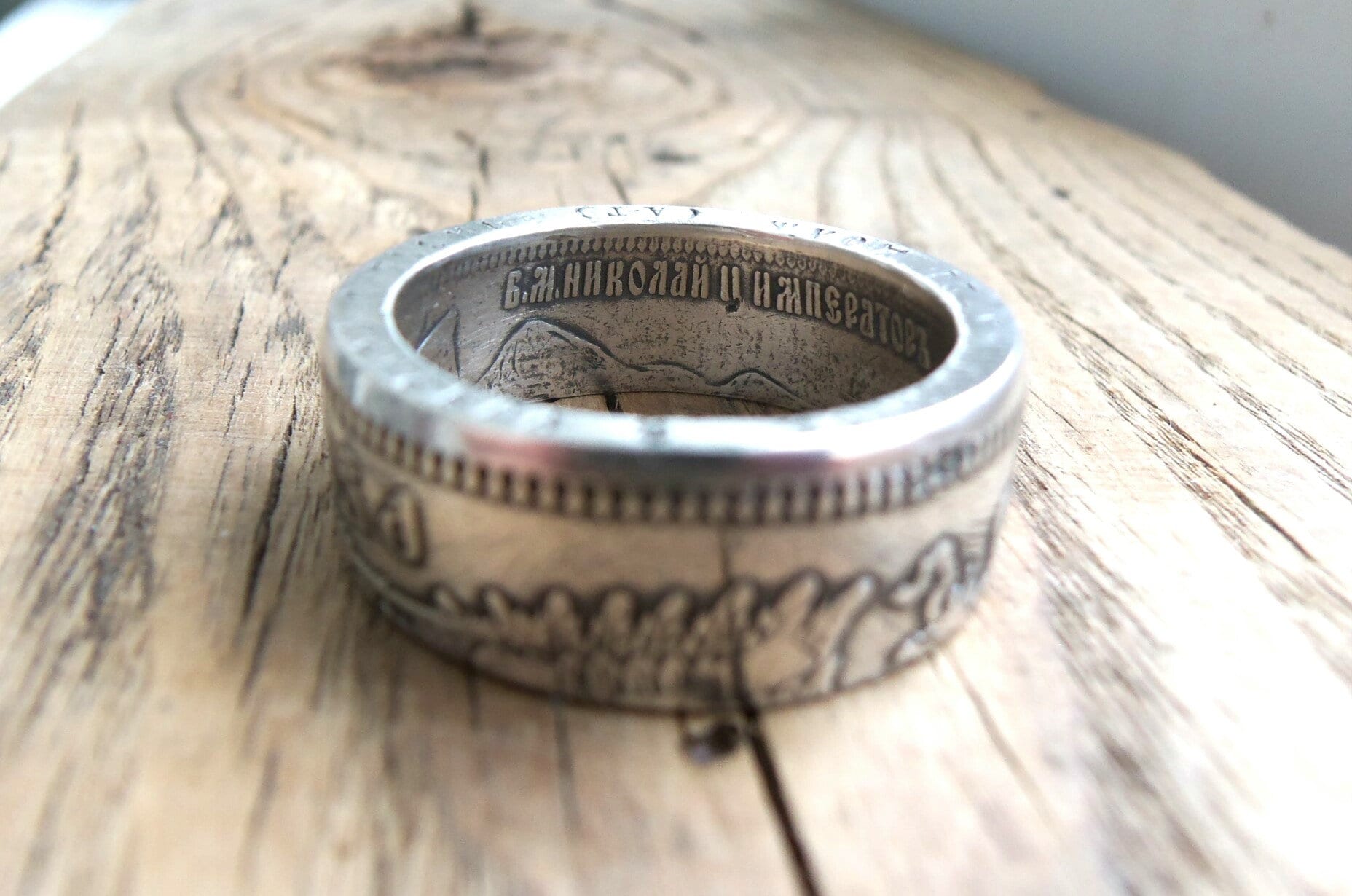Silver Coin Ring Russian Empire - Russian Empire - Russian Coin Ring ...