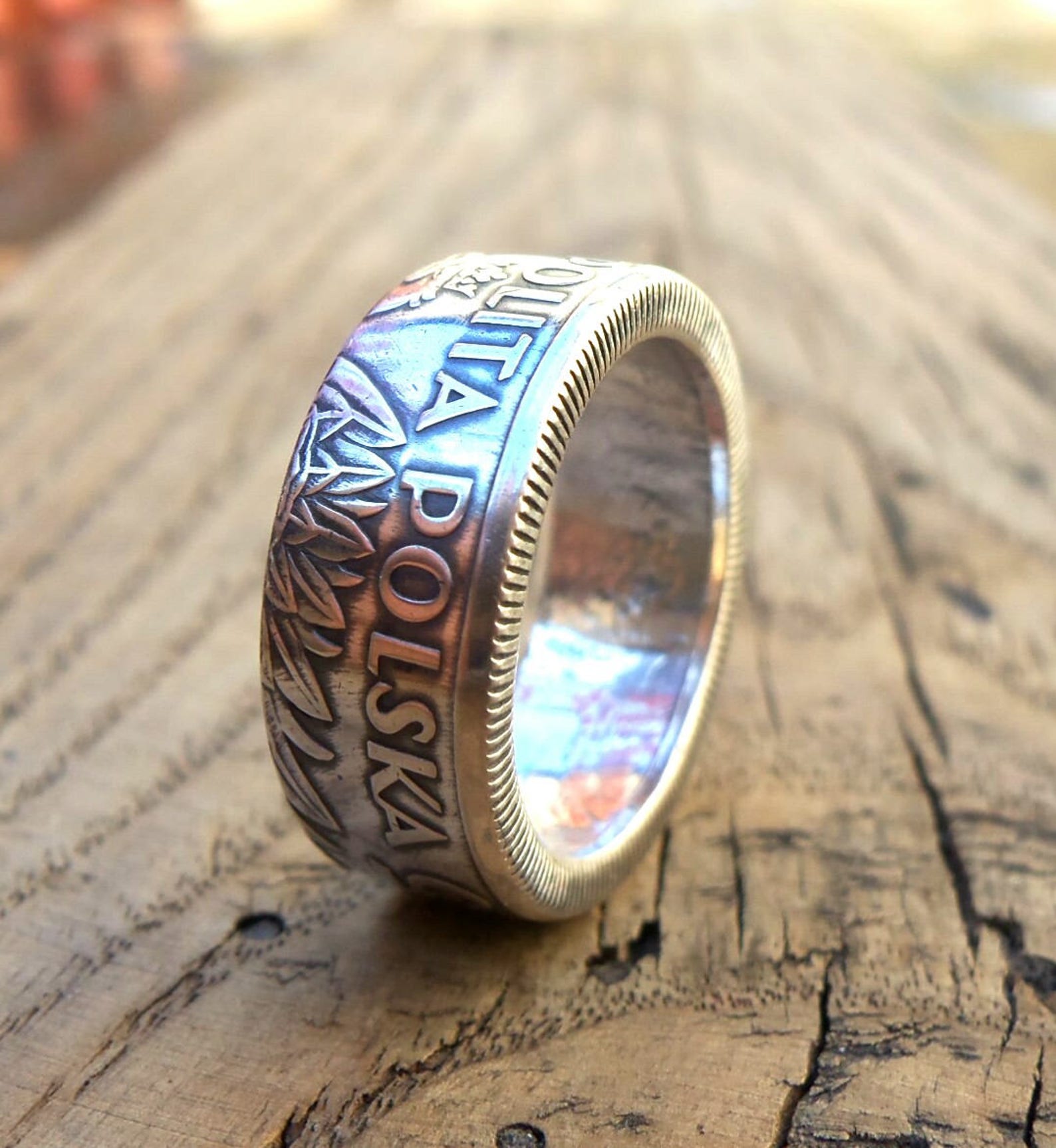 Polish Silver Coin Ring - Poland - Souvenir From Poland - Rings From ...