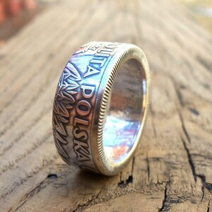 Polish Silver Coin Ring - Poland - Souvenir From Poland - Rings From ...