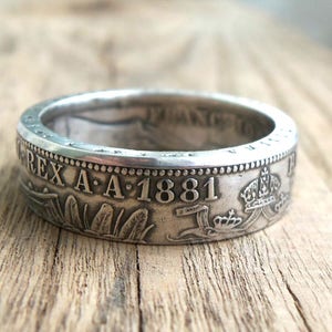 Silver Coin Ring Austria - Austrian Silver Rings - Austrian Men's ...