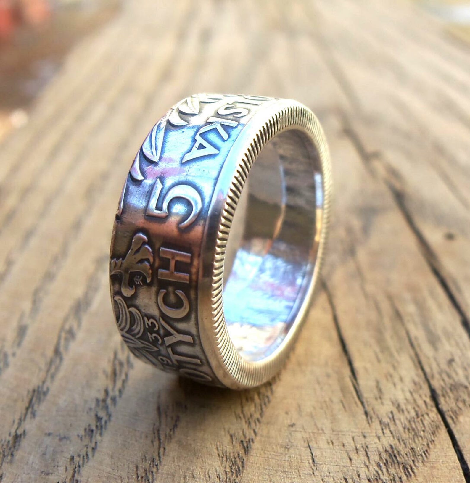 Polish Silver Coin Ring - Poland - Souvenir From Poland - Rings From ...