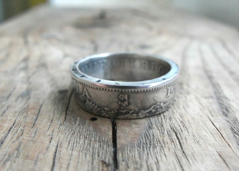 Silver Coin Ring Romania Romania Ring Made of Romanian | Etsy