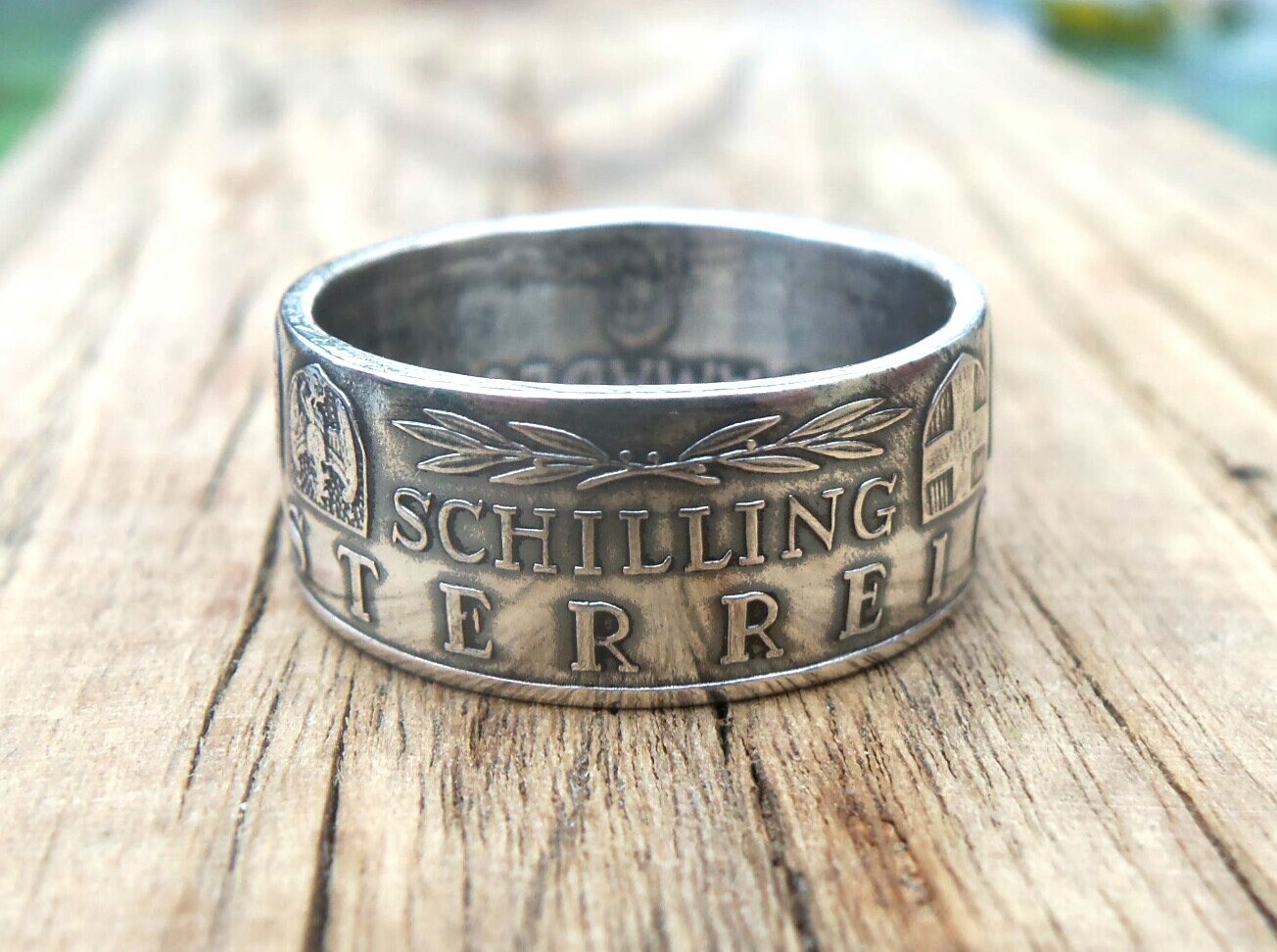 Austrian Silver 25 Schilling Coin Ring Austrian Men's - Etsy