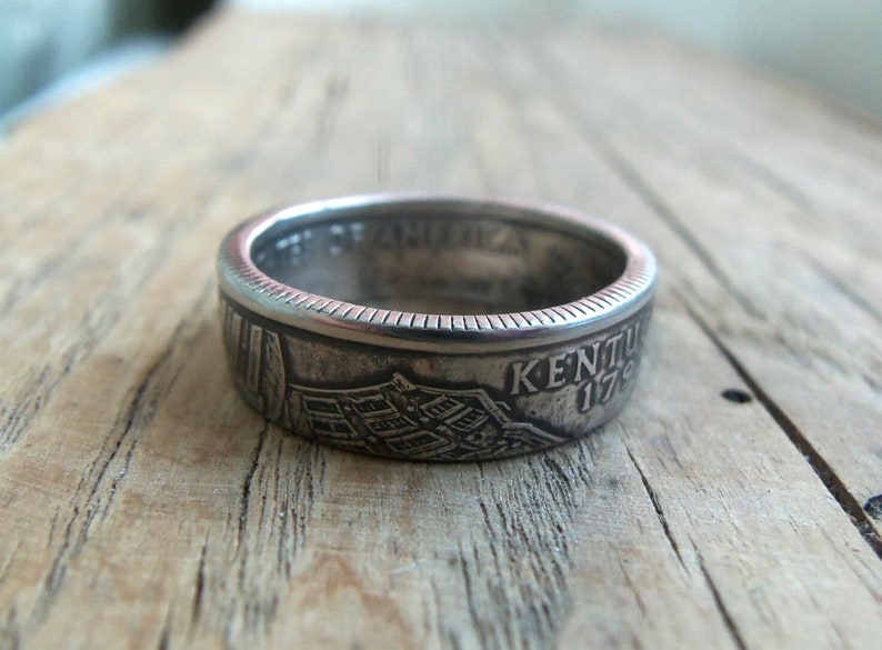 Kentucky Coin Ring Kentucky State Ring Travel Ring State - Etsy